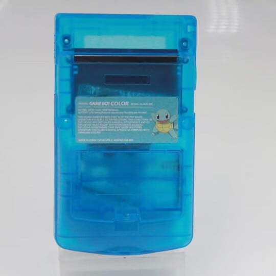 GBC Special Edition Replacement Shell Blue Johnny Turtle with buttons ...