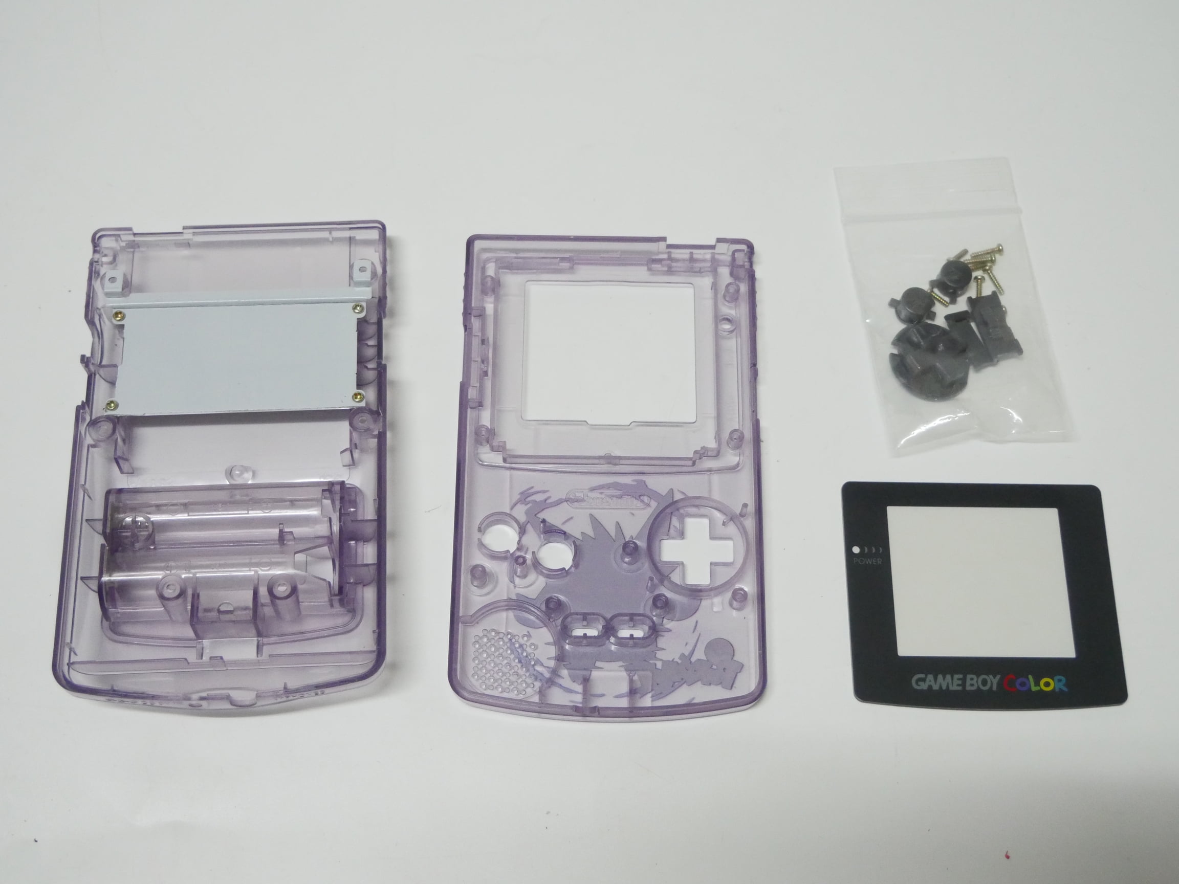GBC Special Edition Replacement Shell Purple Gen with buttons and ...