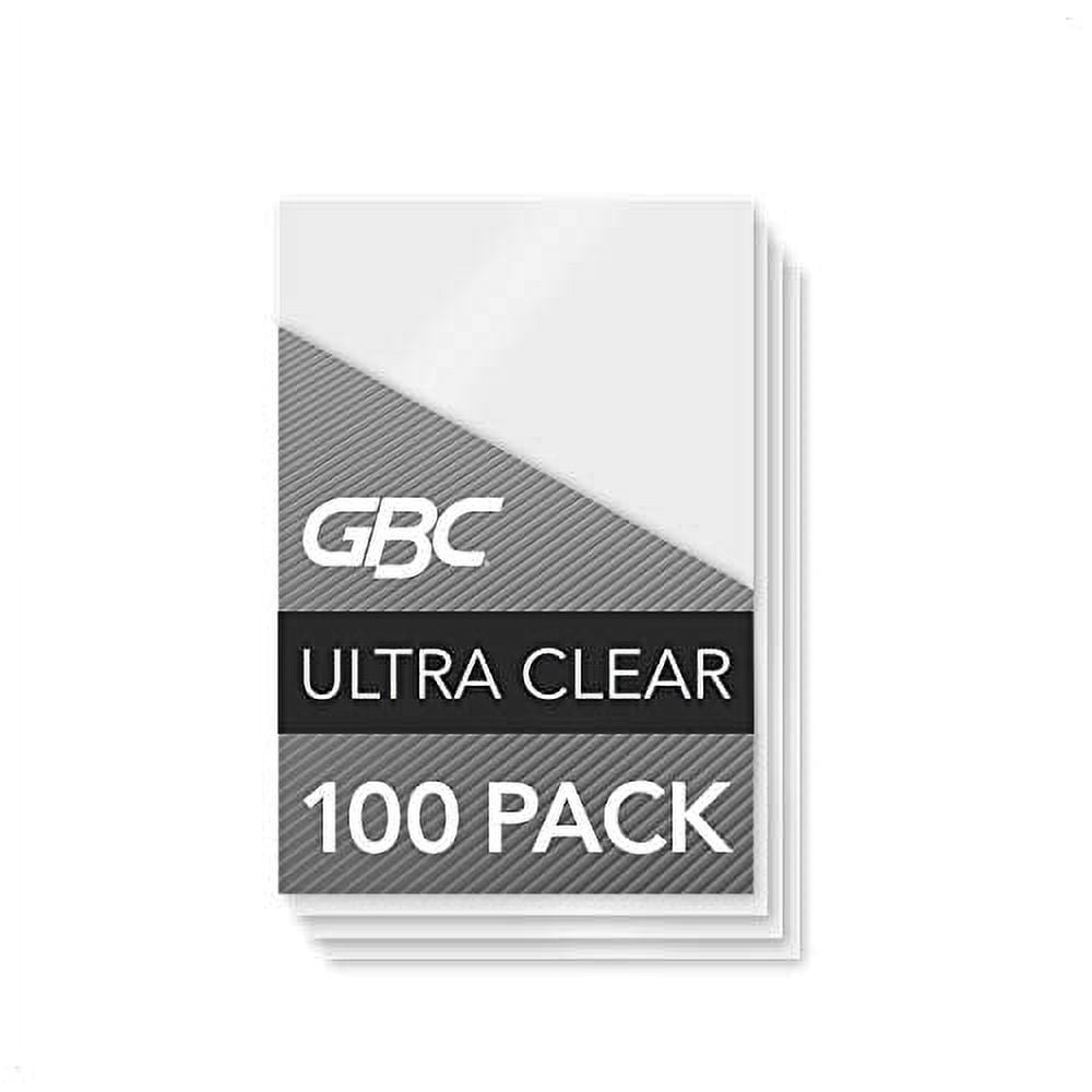 GBC Thermal Laminating Sheets / Pouches, ID Card Size, 5 Mil, Heat Seal ...