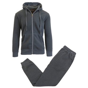 Athletic Full Zip Fleece Tracksuit Jogging Activewear Teal-Blue Small ...