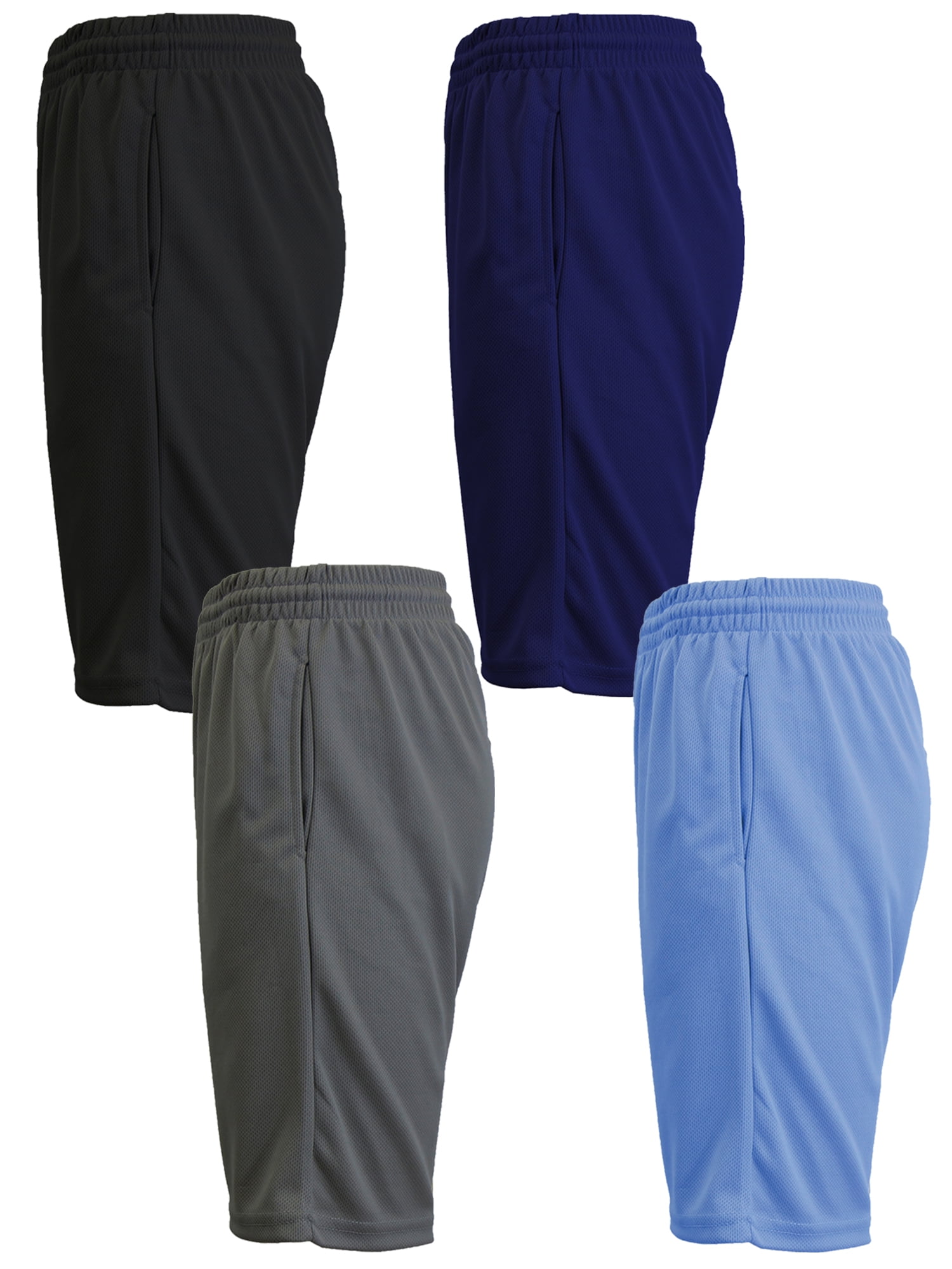 GBH Men's Moisture Wicking Lightweight Breathable Active Mesh Shorts (4 ...