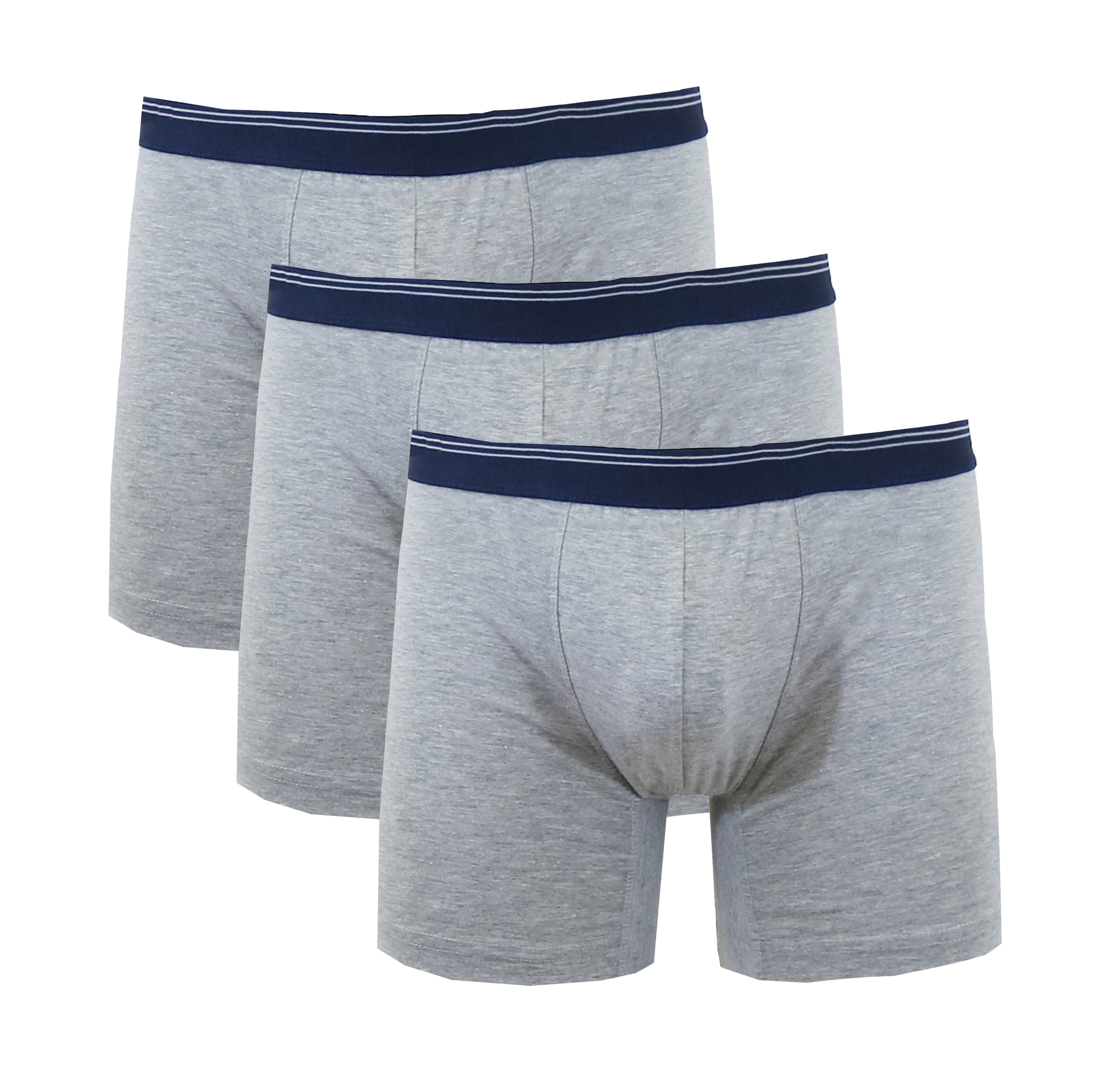 GBH Mens Cotton Blend Tag-less Boxer Briefs (3-Packs) - Walmart.com