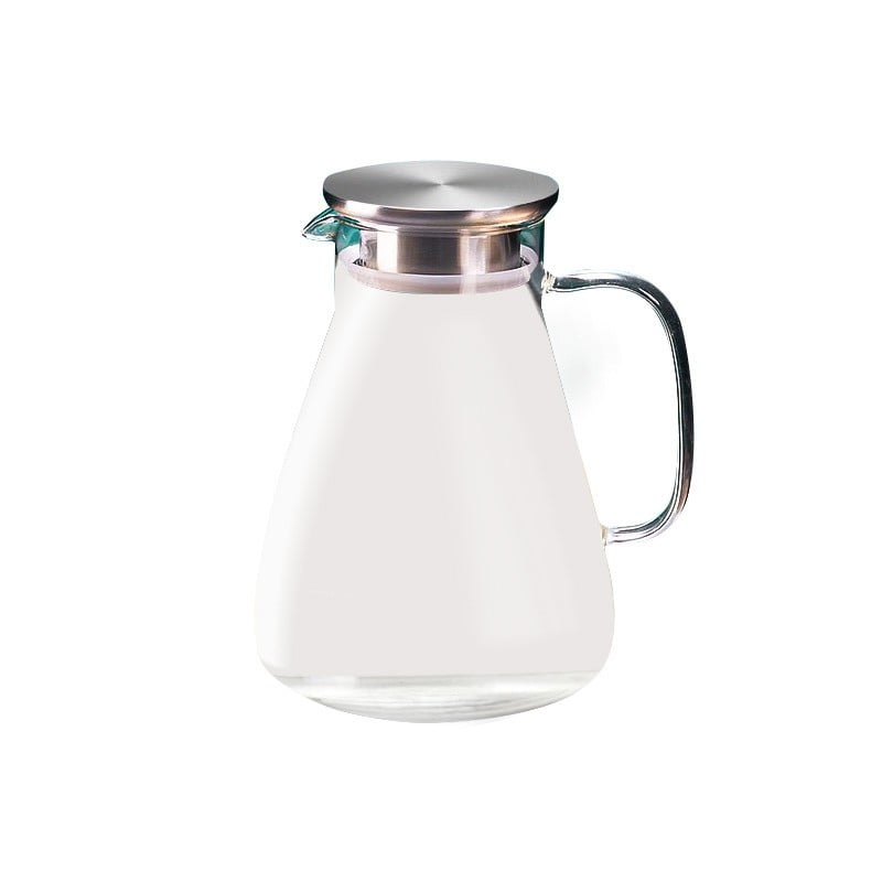 GBJHJIA Glass Teapot with Lid, Stovetop and Microwave Safe Glass ...