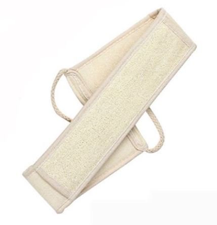 GBM Asheva Natural Loofah Strap, Exfoliating Back Scrubber, Deep Clean ...