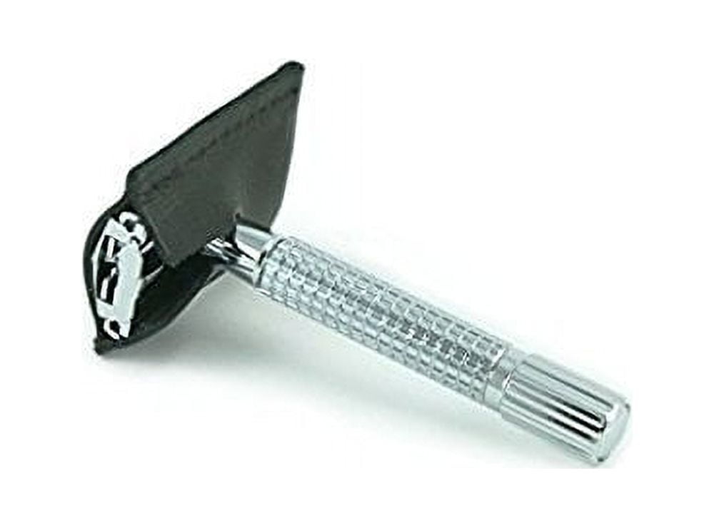 GBS Double Edge-Twist to Open-Butterfly Razor with Protective Sleeve ...
