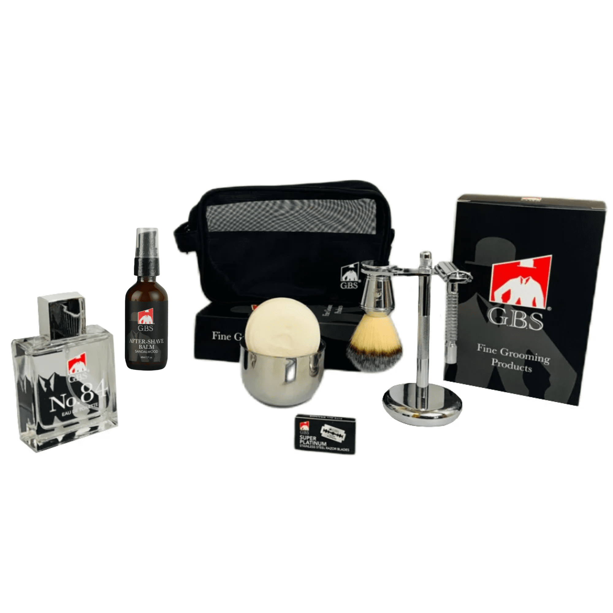 G.B.S Premium Men’s Travel Shaving Kit – Double Edge Safety Razor with ...