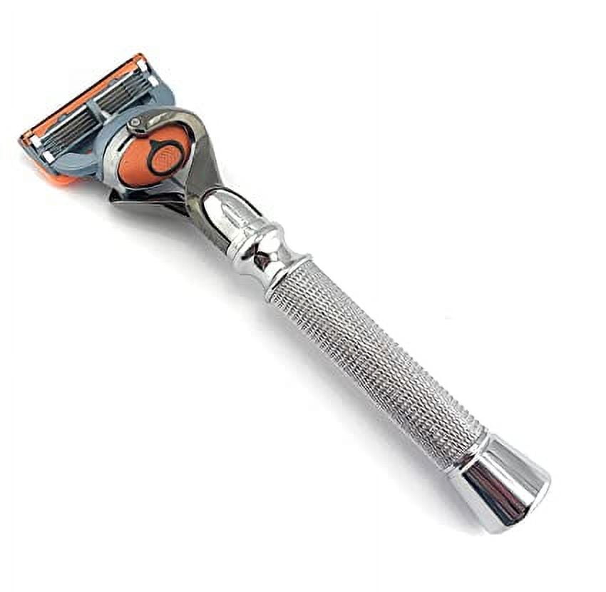 GBS Modern Style Flex Pivot Ball Safety Shaving Razor for Men – Chrome ...