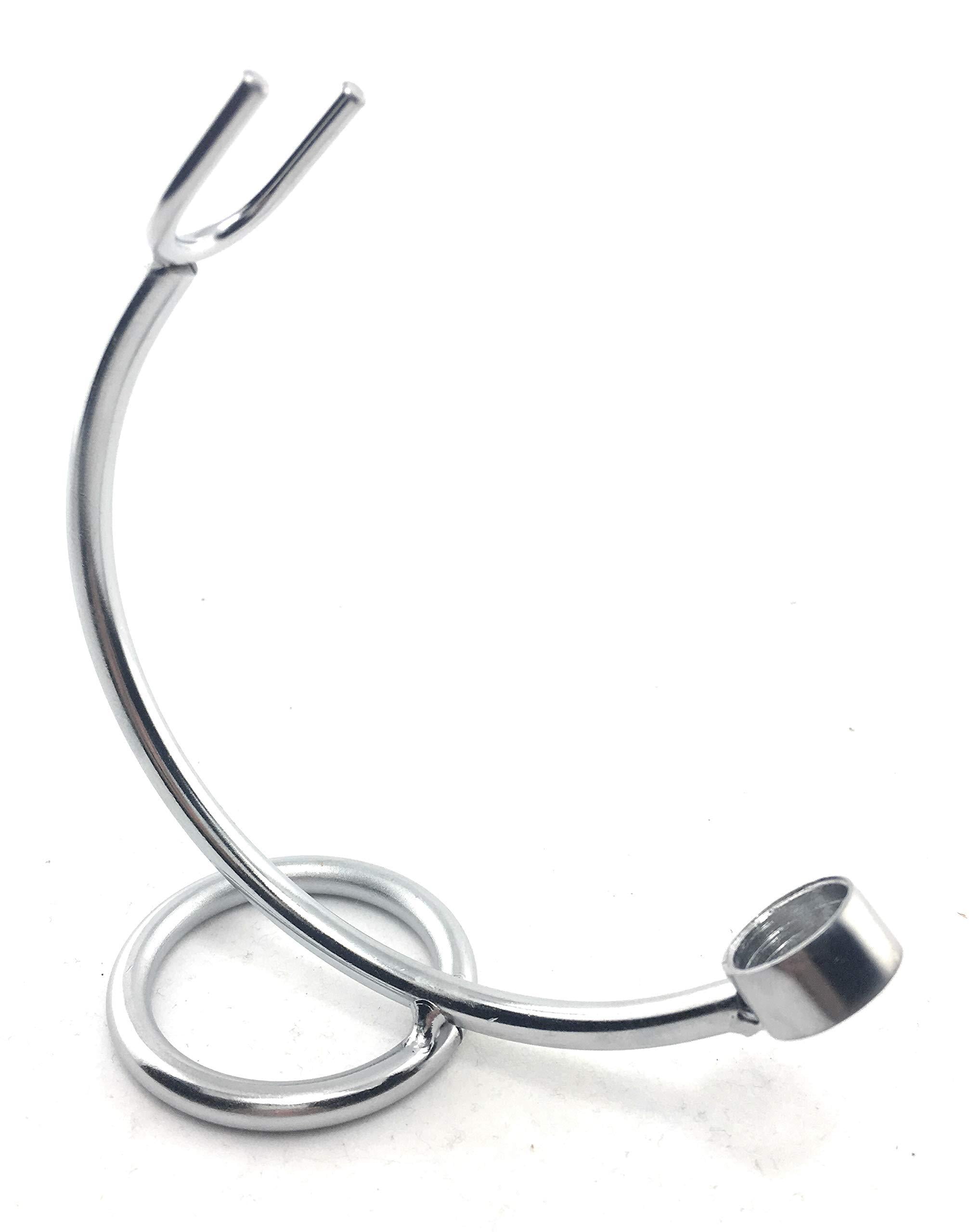 G.B.S Razor Safety Curved Stainless Steel Stand Base and Polished Steel ...