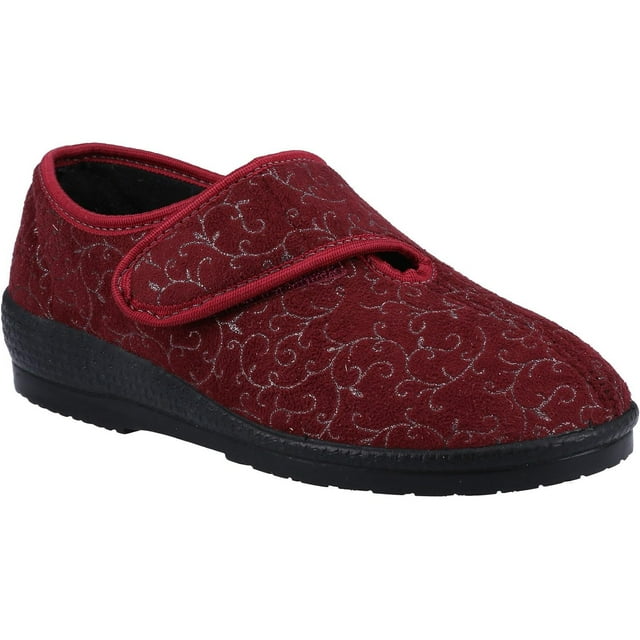 GBS Womens Geraldine Extra Wide Slippers - Walmart.com