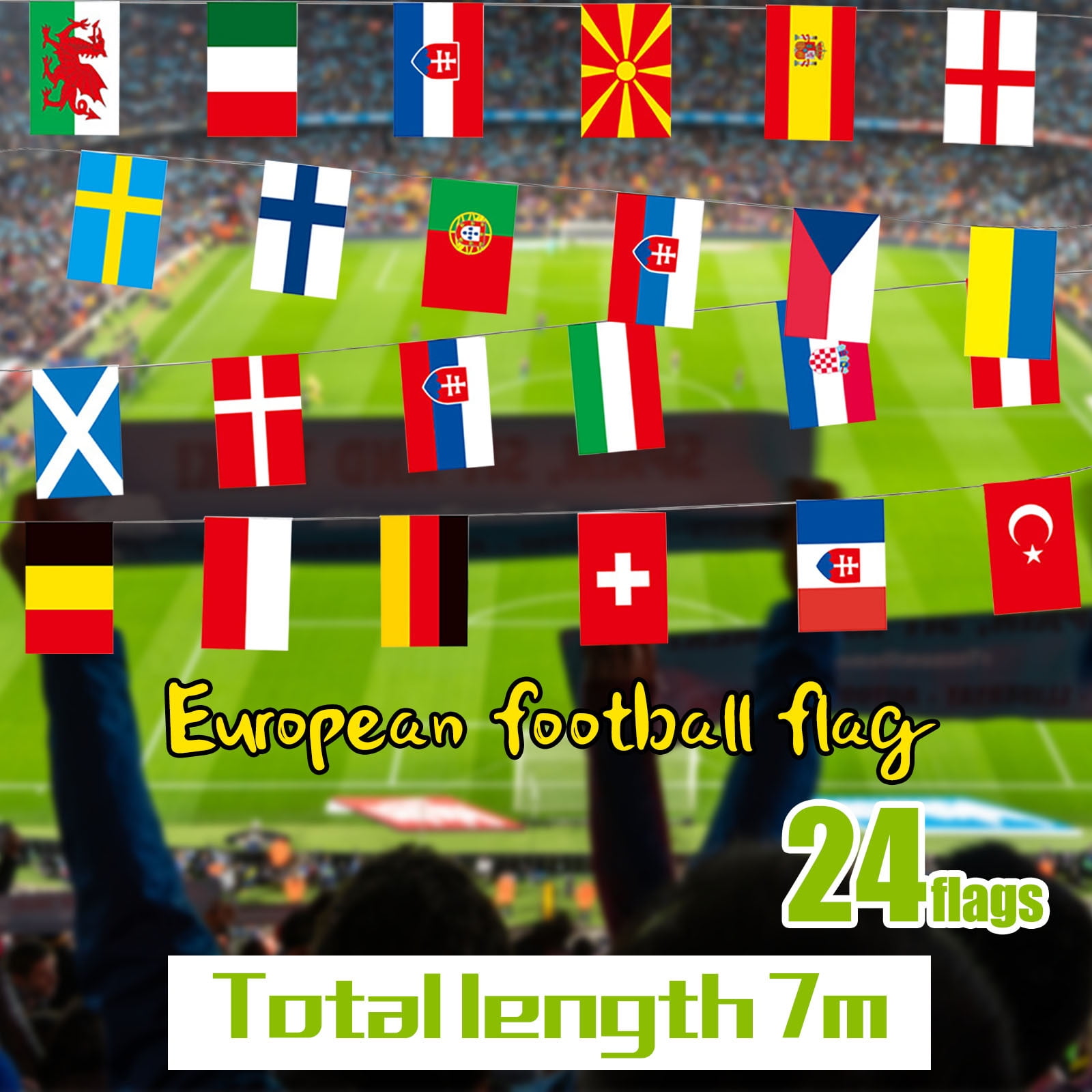 GBSELL Flags Clearance European Cup String Flags World Countries Flags ...