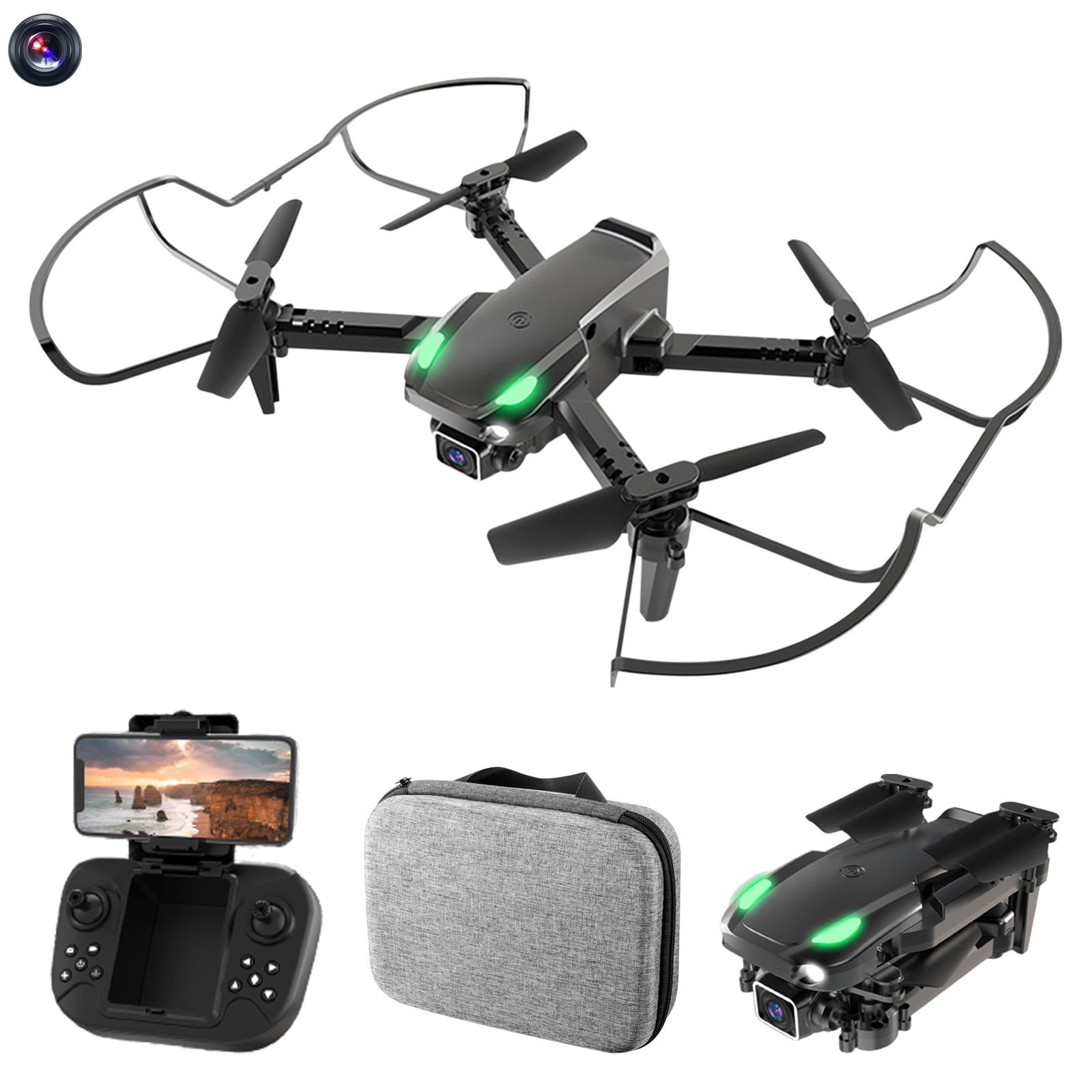 GBSELL Hand Drones for Kids 6-8, Mini Wifi FPV Drone with 4K HD Dual ...