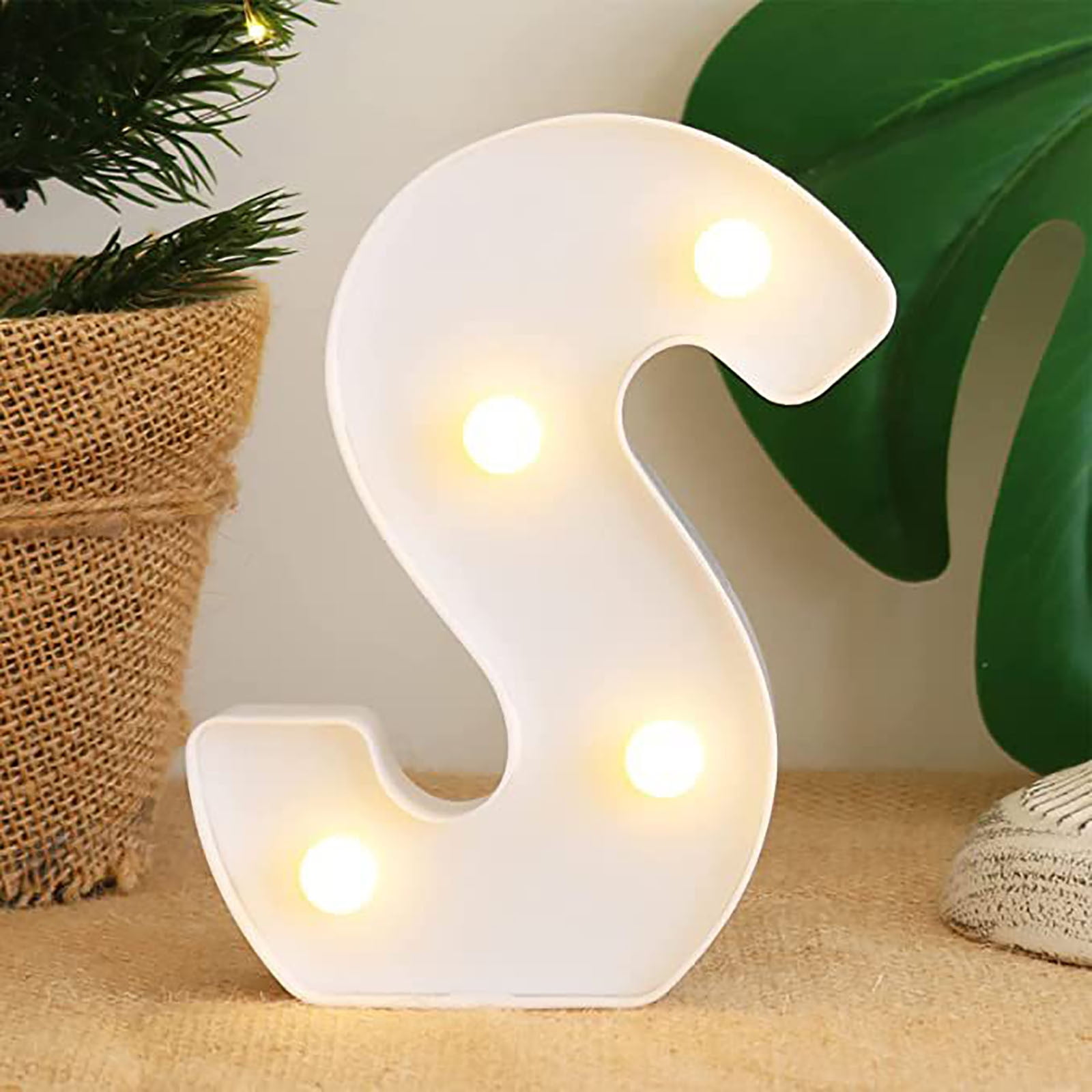 GBSELL Home Clearance 26 Lowercase English Letter Modeling Lights LED ...
