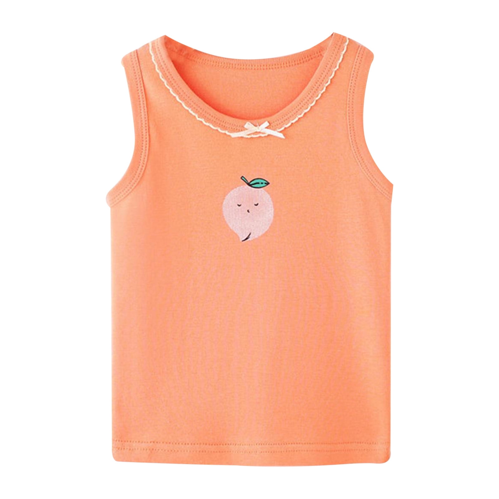 GBSYEWXS 2025 New Girls' Tops Girls' Halter Small Vest Thin Floral ...