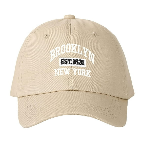 GBSYEWXS Baseball Cap For Men Trendy Letter Print Khaki Hat All-Season ...