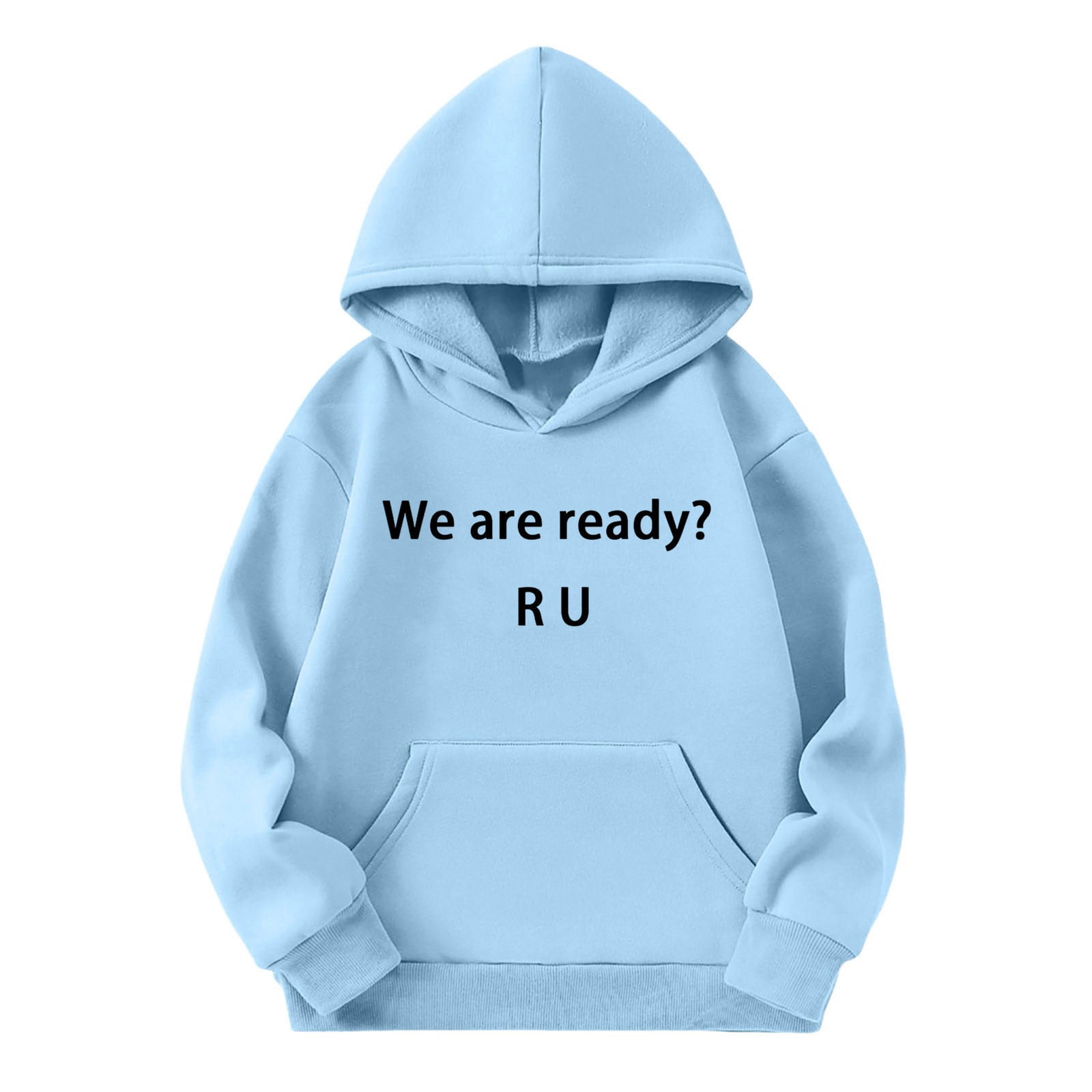 GBSYEWXS Child Little Boys Hoodies Hooded Long Sleeve Letter Print ...