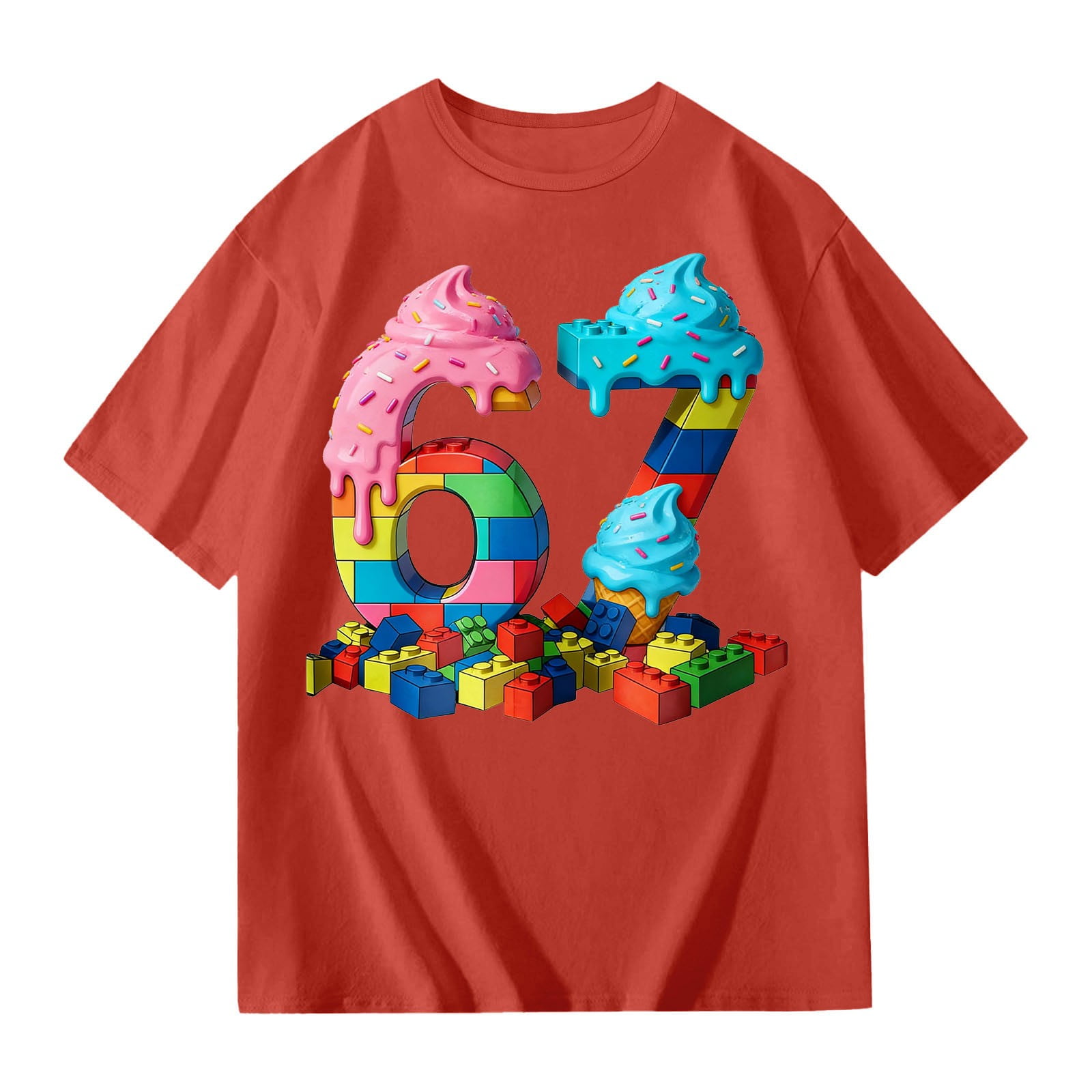 GBSYEWXS Girls Tee Size 7-8 Years Crew Neck Short Sleeve T-Shirts ...