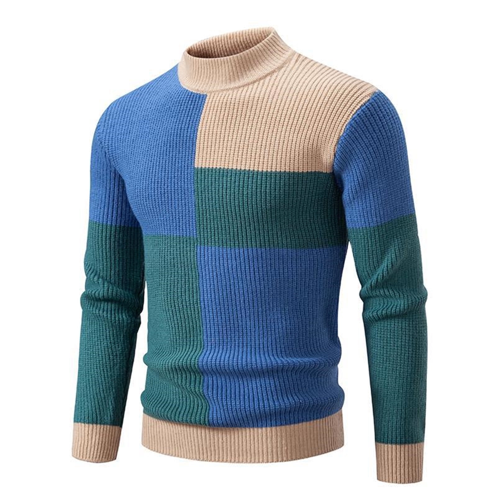 GBSYEWXS Pullover Sweater For Men Crew Neck Long Sleeve Casual Base ...