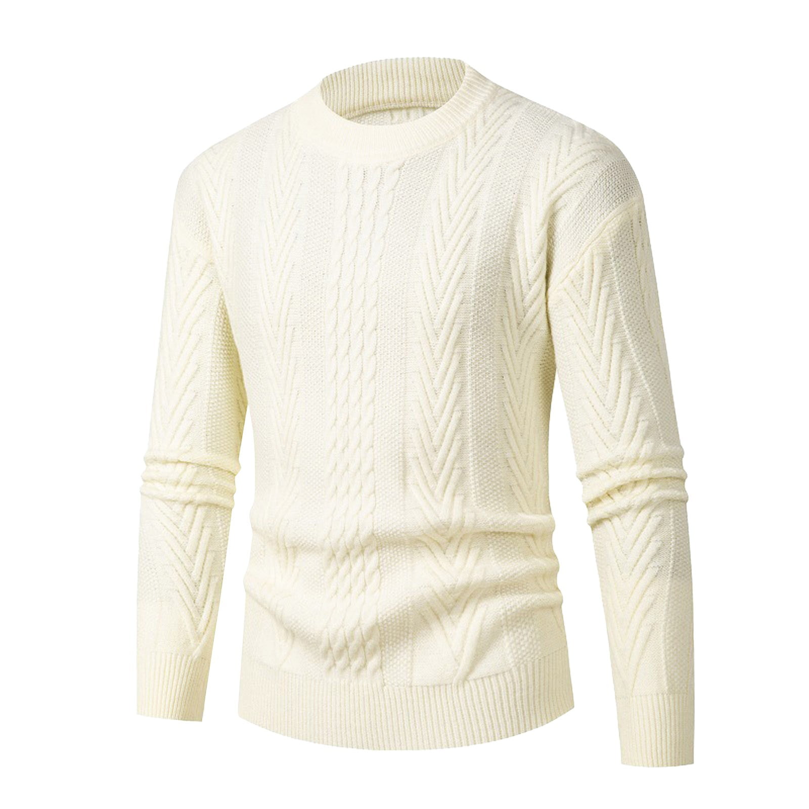 GBSYEWXS Pullover Sweater For Men Crew Neck Long Sleeve Trendy ...