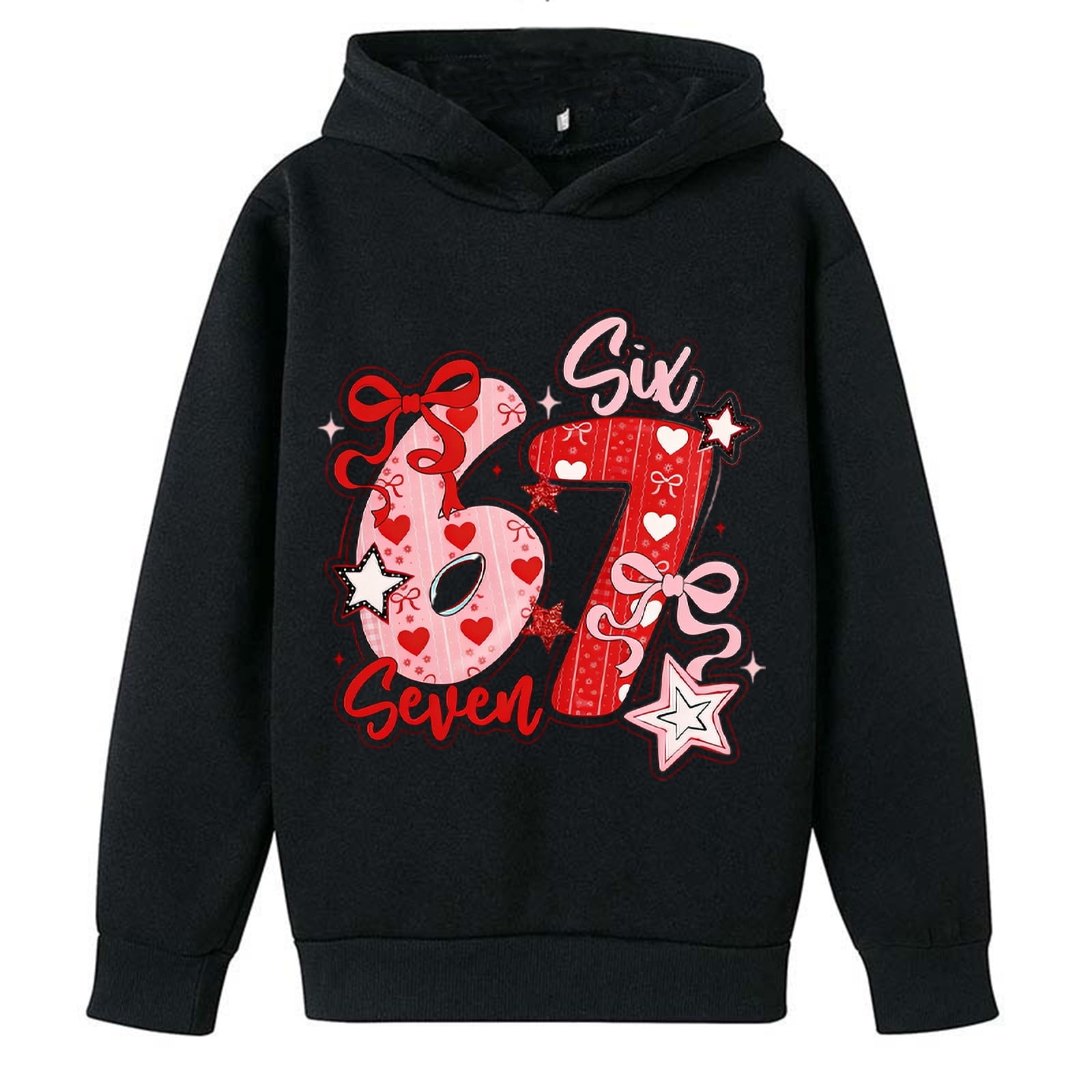 GBSYEWXS Sweatshirt For Girls Children Size 11-12 Years Long Sleeve ...