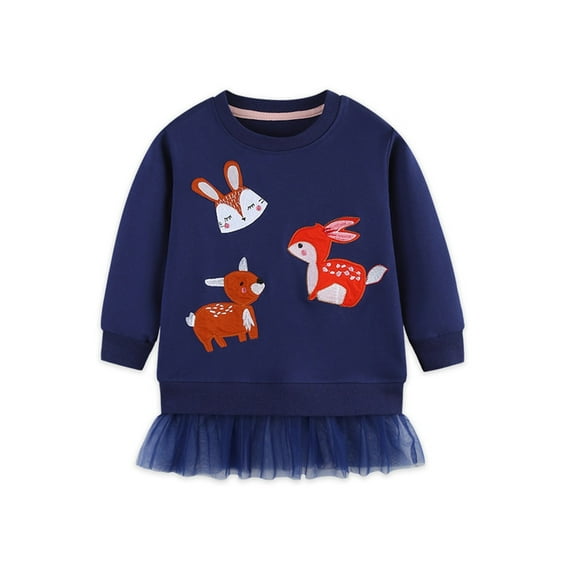 GBSYEWXS Sweatshirt For Girls Everyday Wear Number Print Long Sleeve ...