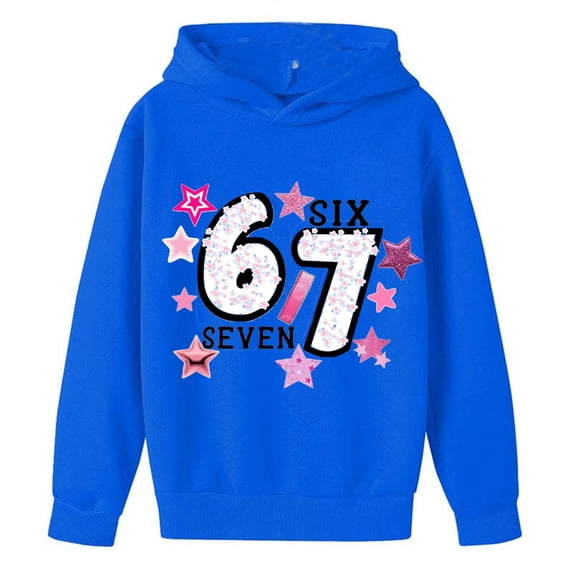 GBSYEWXS Sweatshirt For Girls Kids Size 3-4 Years Long Sleeve Number ...
