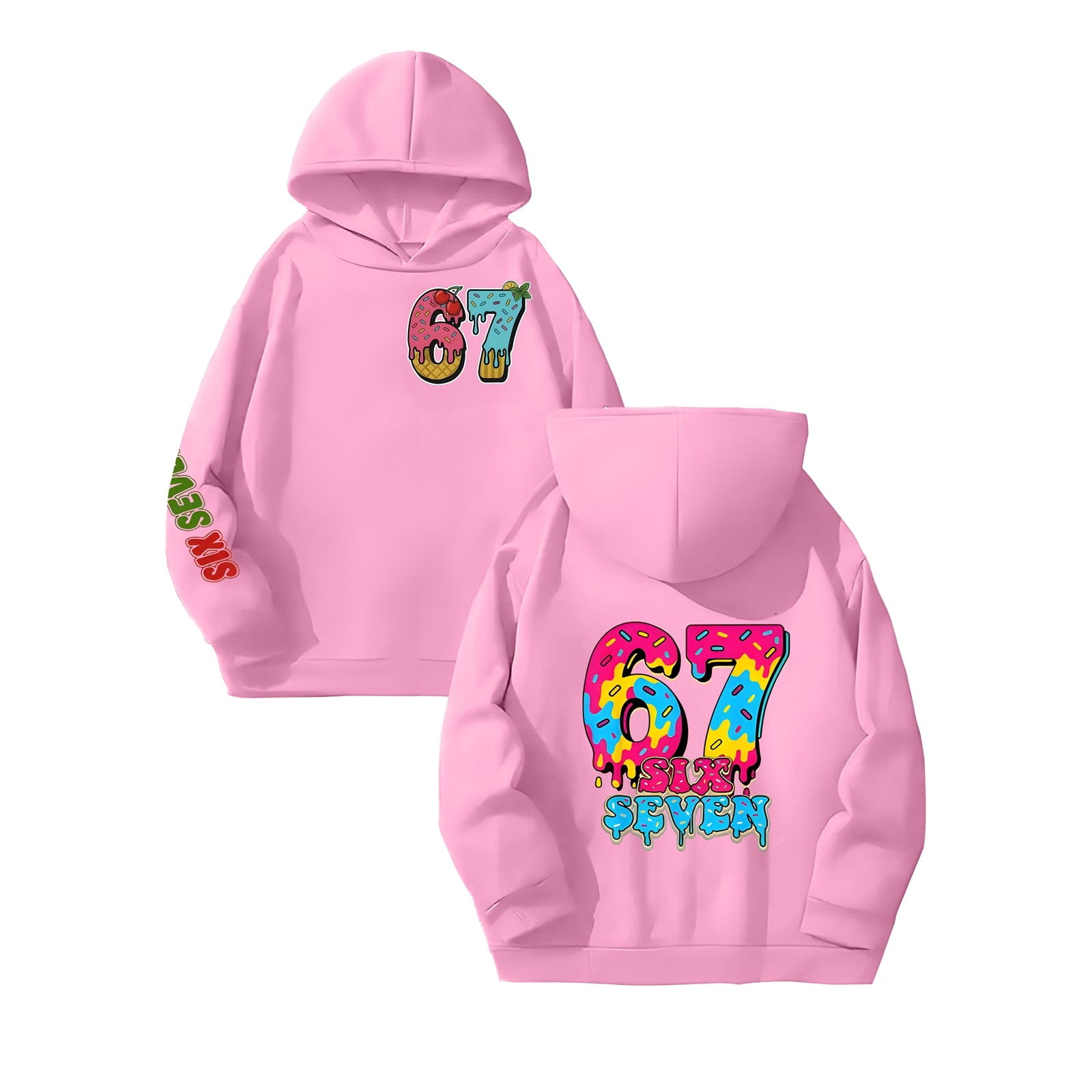 GBSYEWXS Teen Big Boys Hoodies Hooded Long Sleeve Number Print ...