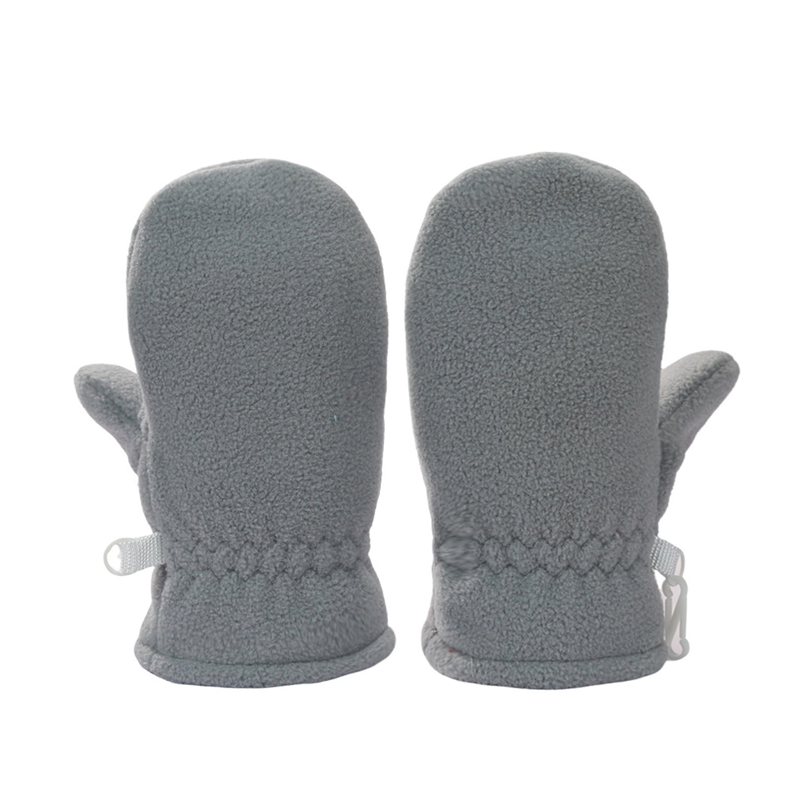 GBSYEWXS Thermal Insulation Mittens For Boys Girls Kids Polyester Solid ...