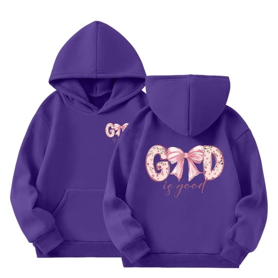 GBSYEWXS Toddler Child Girls Sweatshirt Daily Wear Letter Print Long ...