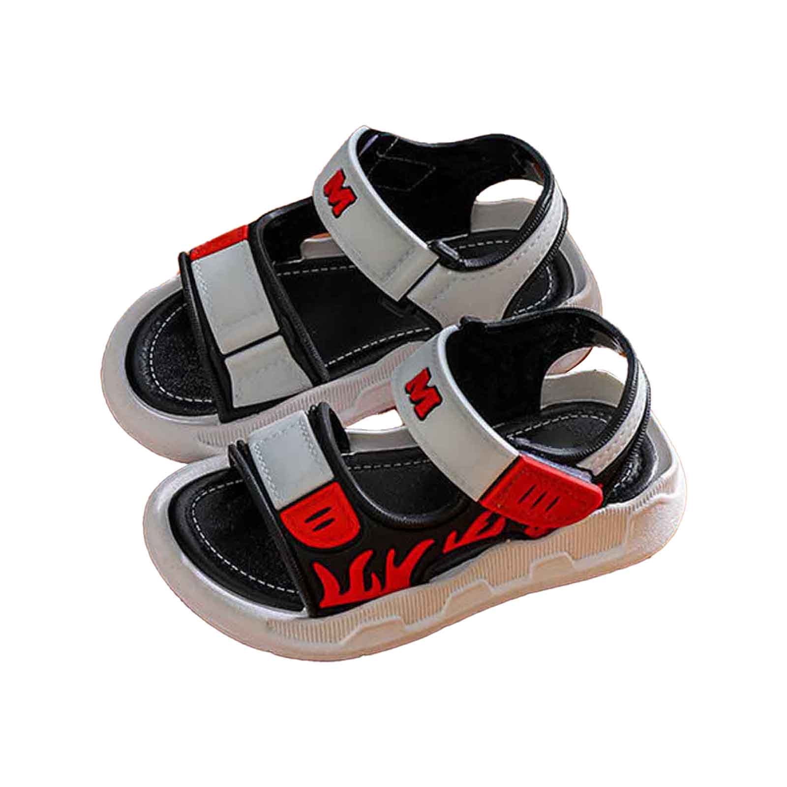 GBSYEWXS Toddler Children Boys Sandals Soft Bottom Soft Sole Sport ...