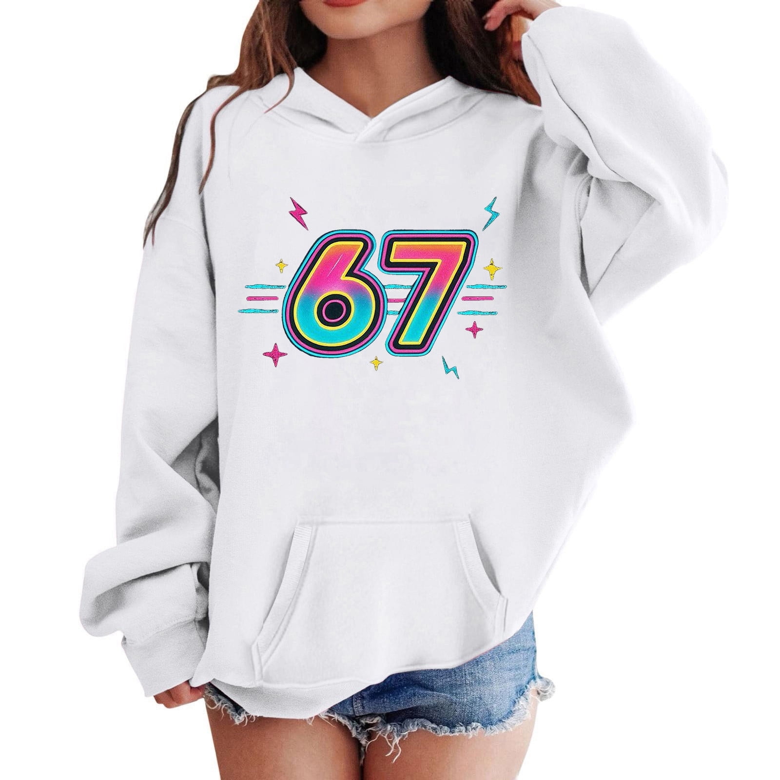 GBSYEWXS Toddler Kids Girls Sweatshirt Size 9-10 Years Long Sleeve ...