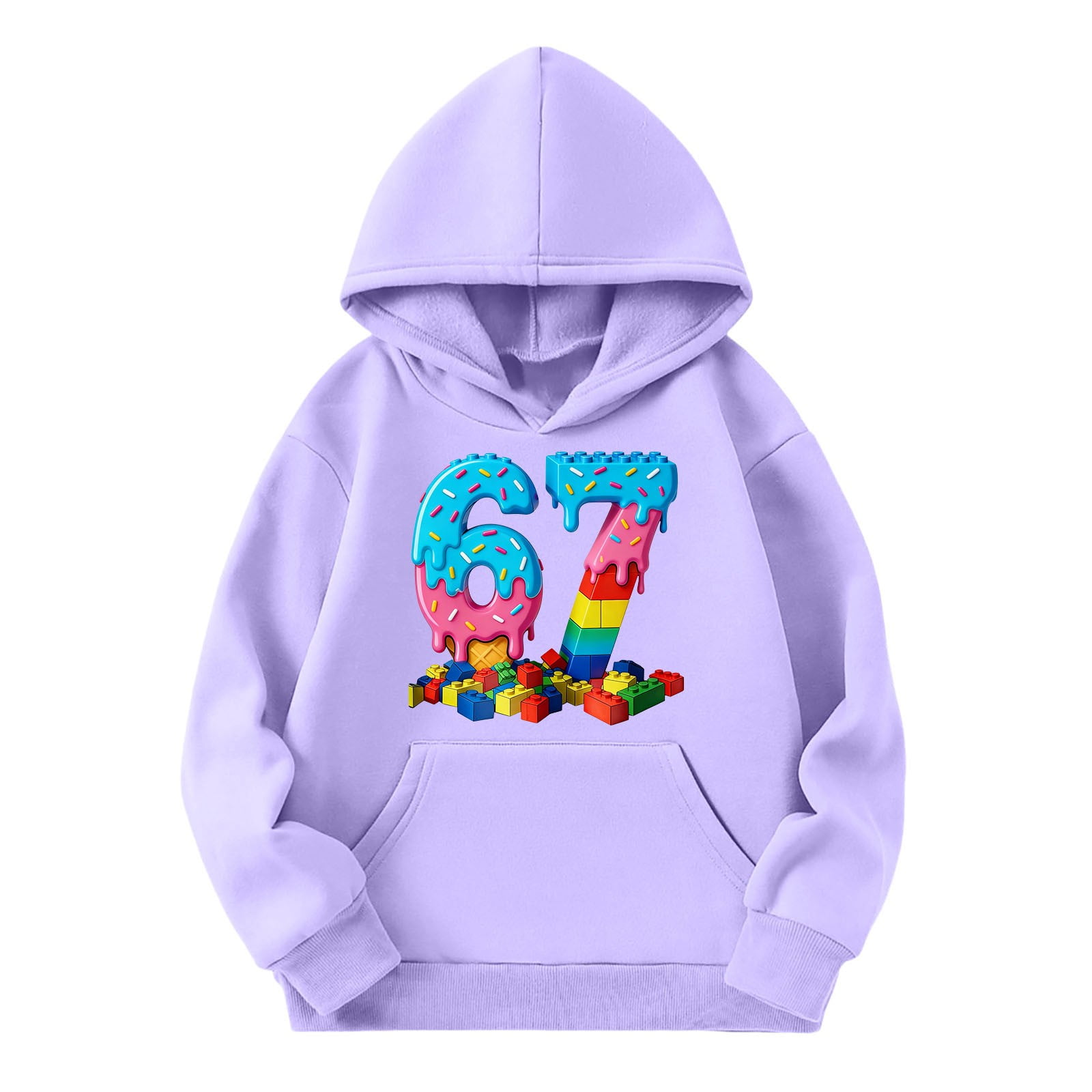 GBSYEWXS Toddler Teen Girls Hoodies Fall Number Print Long Sleeve Tops ...