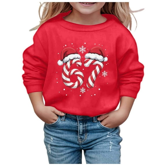 GBSYEWXS Tops For Girls Toddler Fashion Long Sleeve T-Shirts Number ...
