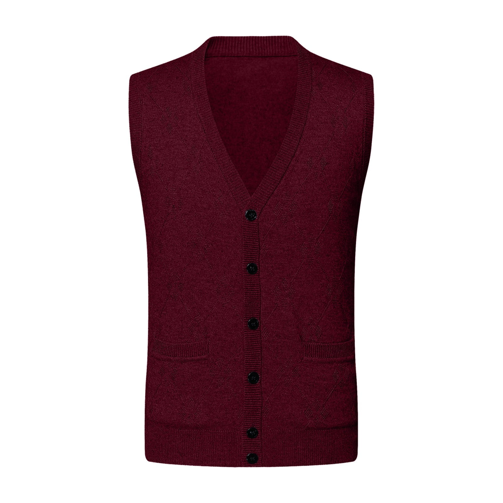 GBSYEWXS Vest Sweater For Men V-Neck Sleeveless Daily Wear Comfortable ...