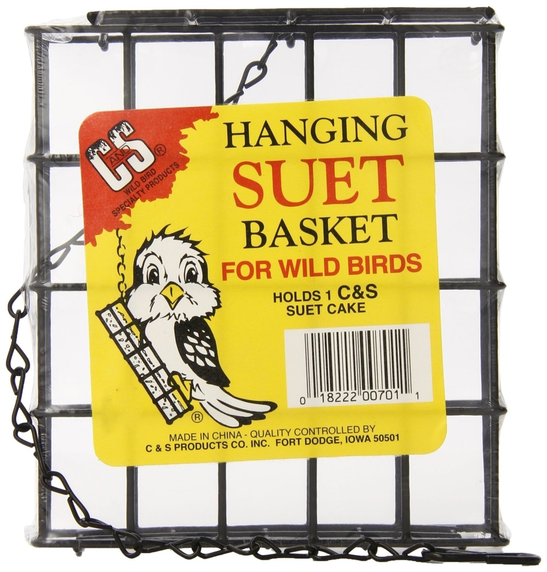 GC - C&S Hanging Suet Basket for Wild Birds - Single - Walmart.com