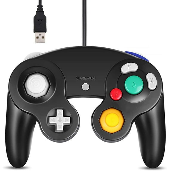 GC Controller, Replacement for Gamecube Controller, Compatible with ...