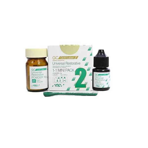 GC Gold Label 2 Glass Ionomer Restorative Cement Mini Pack - Walmart.com