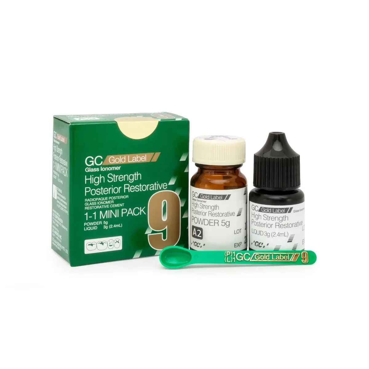 GC Gold Label 9 Posterior Restorative GIC Mini Pack - Walmart.com