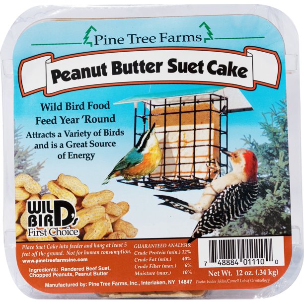 GC - Pine Tree Farms - 12.0 oz Suet Cake - Peanut Butter - Walmart ...