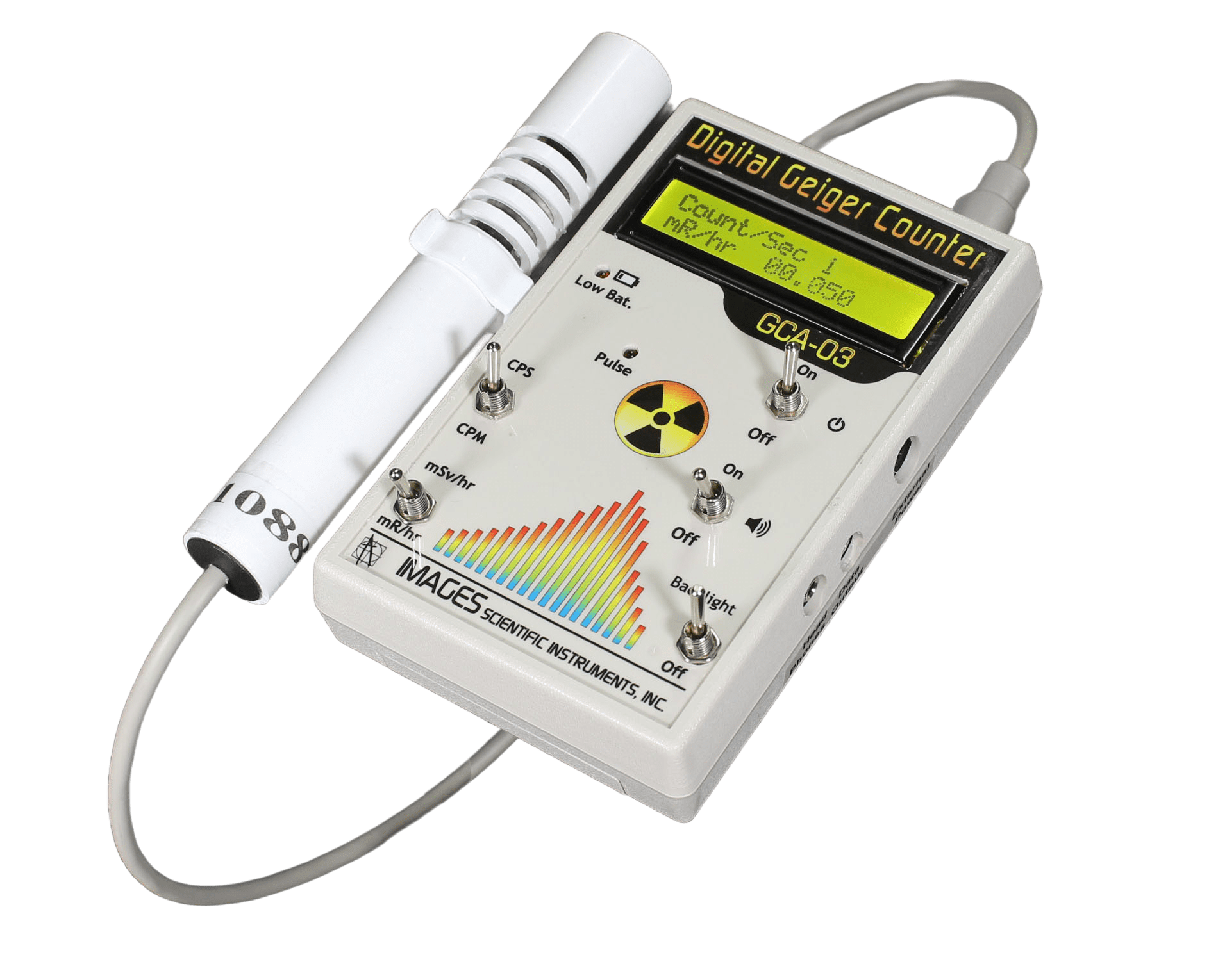 GCA-03W Geiger Counter Nuclear Radiation Detection Monitor with Digital ...