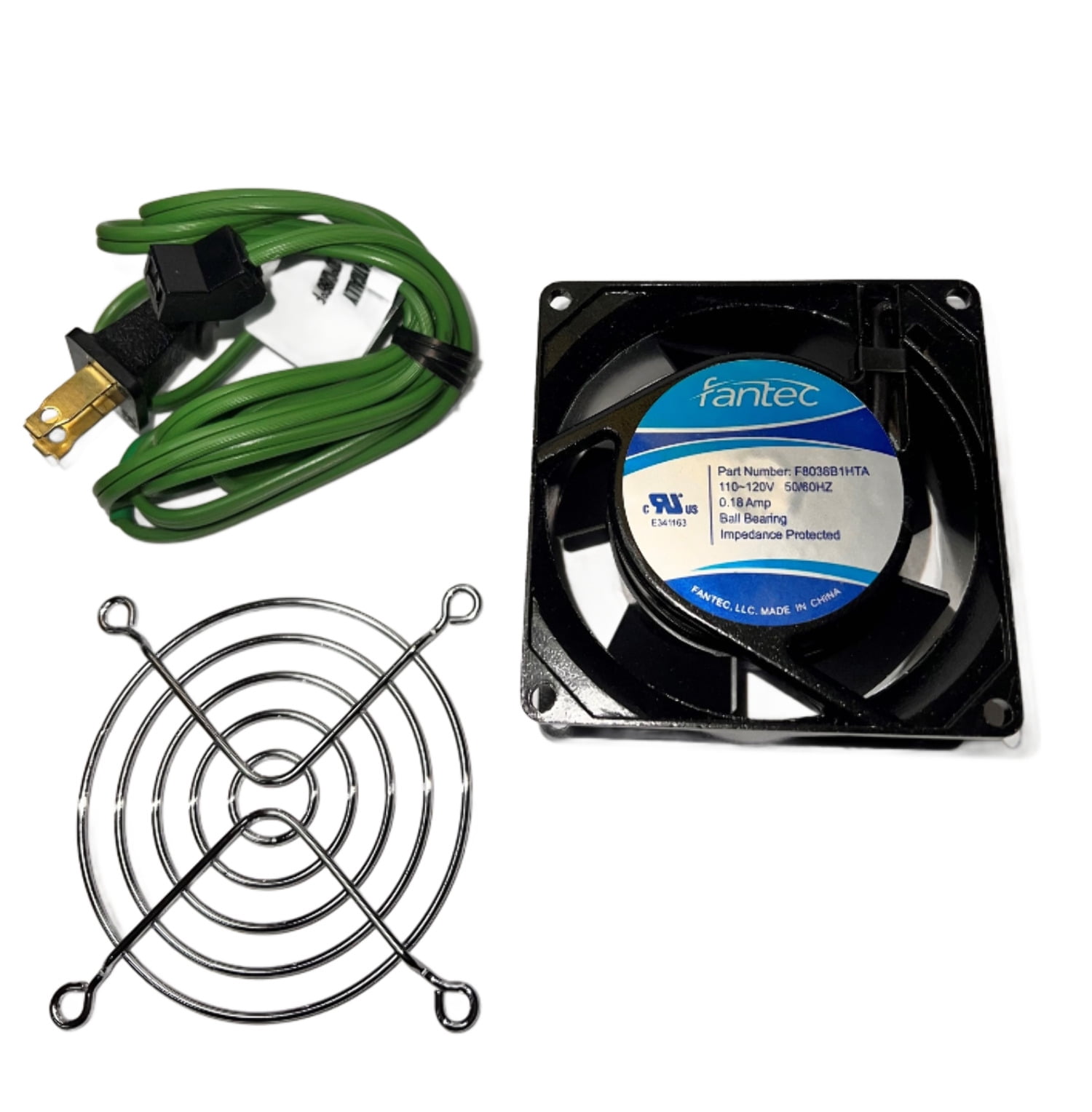 GCAB700 Cabinet Cooling Fan Kit, Cord and Wire Guard, 110-120V 50/60HZ ...