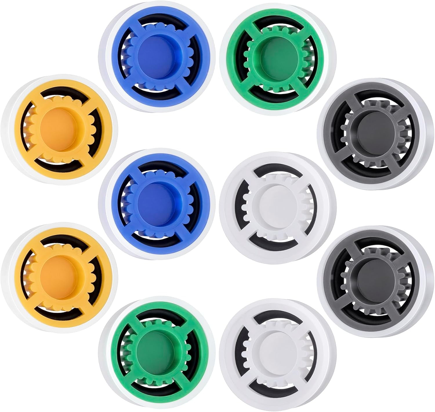 GCASLK-10pcs Shower Flow Reducer Limiter, GPM 1.5/1.8/2.0/2.5/3.0 ...