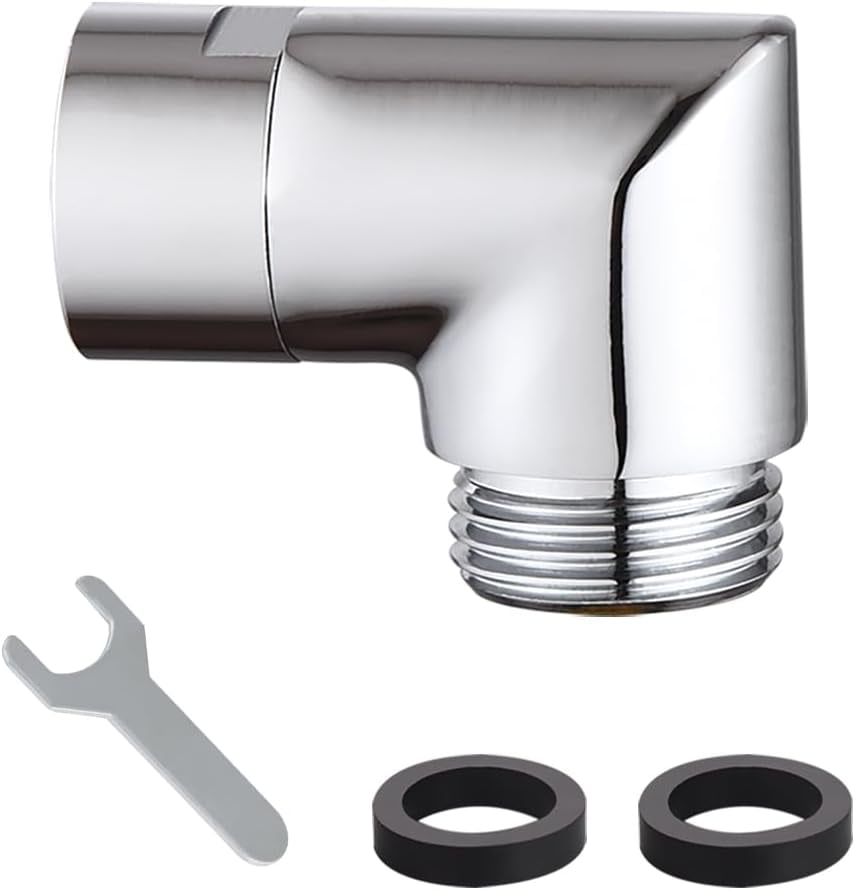 GCASLK-90 degrees Shower Head Elbow Adapter, Shower Arm Elbow Adapter ...