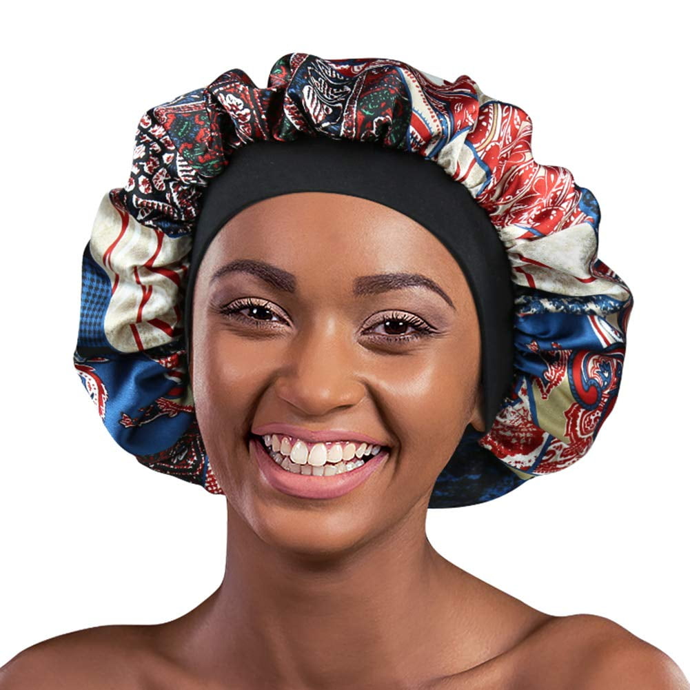 GCASLK-Satin Night Cap Bonnet Hat for Makeup Super Soft Hair Band ...