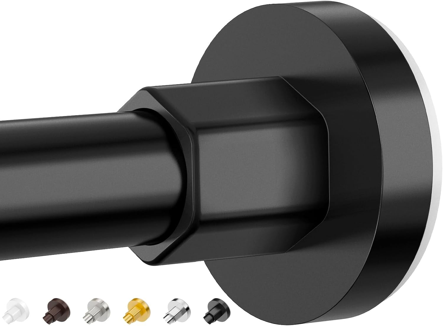 GCASLK-Shower Curtain Rods 32 to 75 Inch, Shower Tension Rod No ...