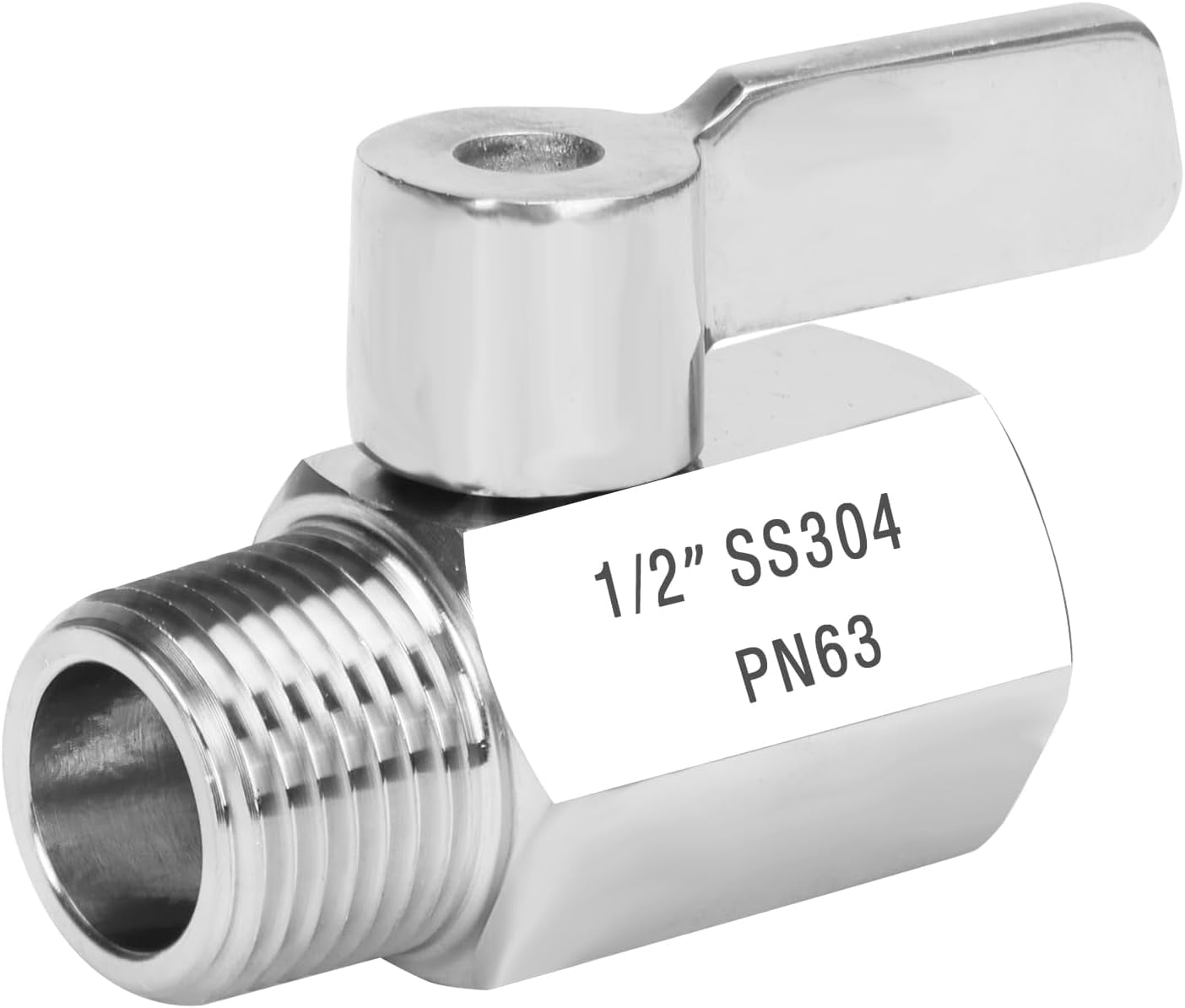 GCASLK-Shower Flow Control Valve - 1/2" NPT Thread Stainless Steel 304 ...