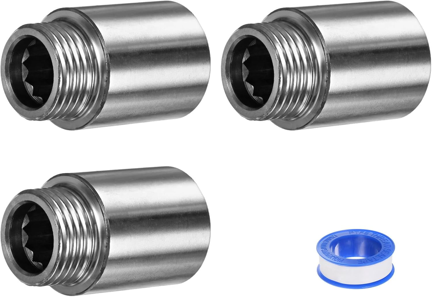 GCASLK-Shower Head Extension Arm, Stainless Steel G1/2 Male to Female ...