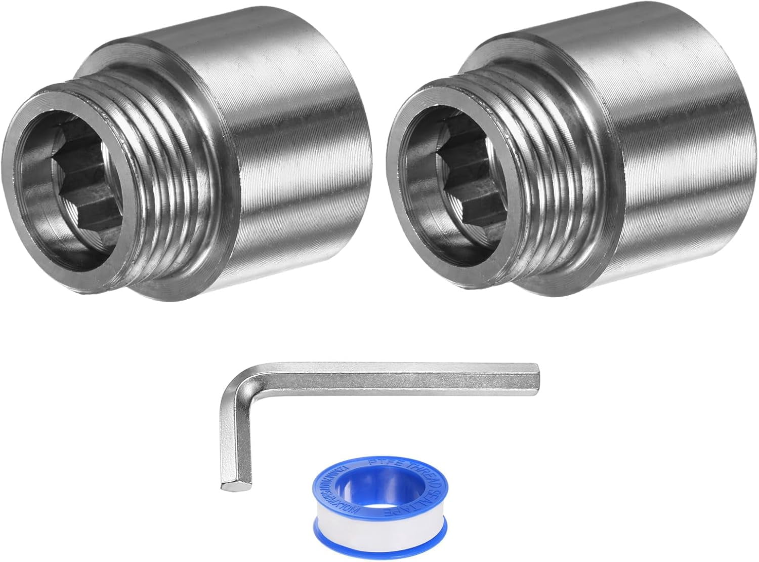 GCASLK-Shower Head Extension Arm Stainless Steel G1/2 Male to Female ...