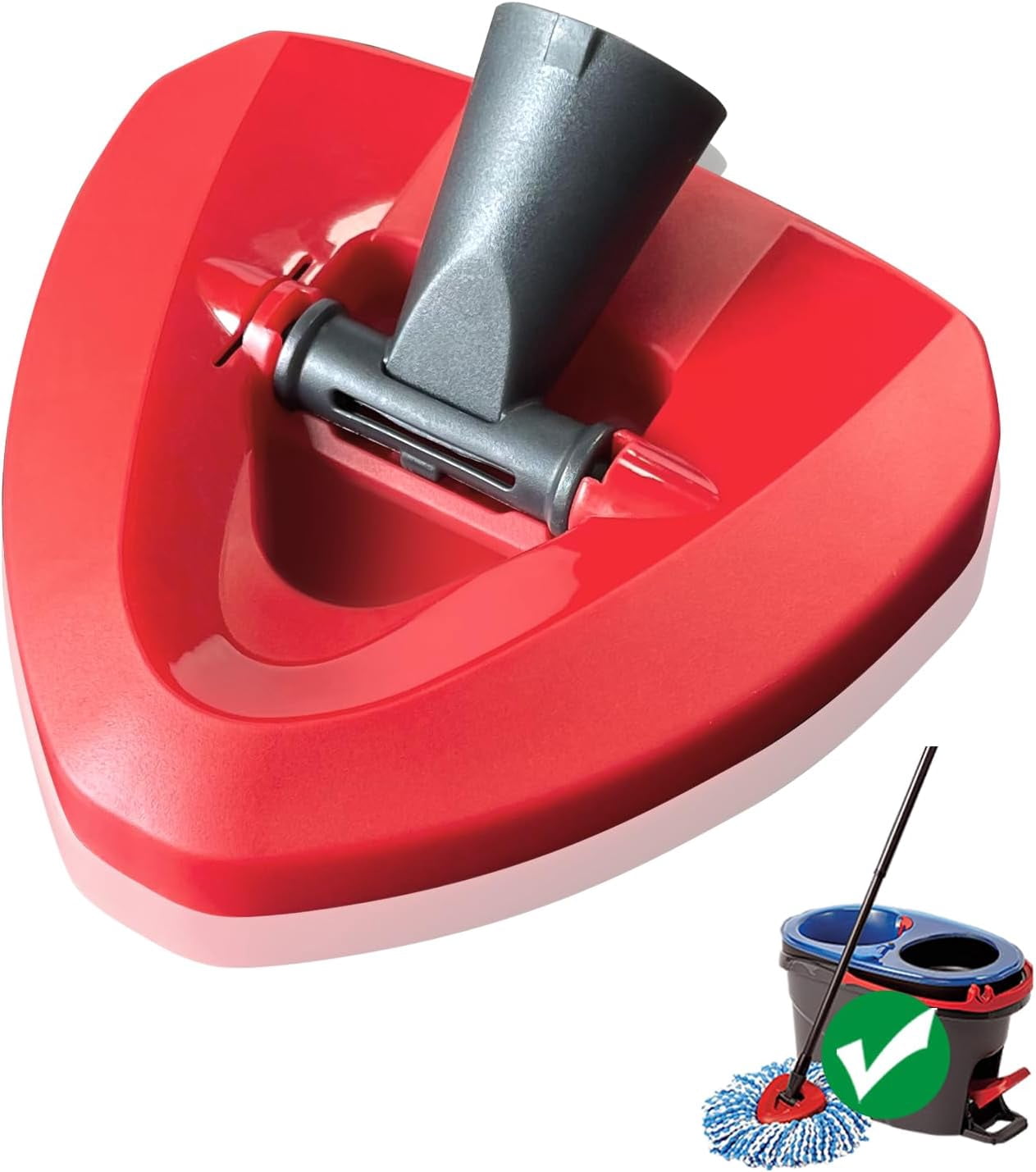 GCASLK-Spin Mop Replacement Base, Rotating Triangle Mop Head Cover ...