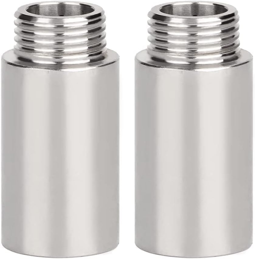 GCASLK-Stainless Steel Pipe Fitting Shower Arm Extension 40mm Length G ...