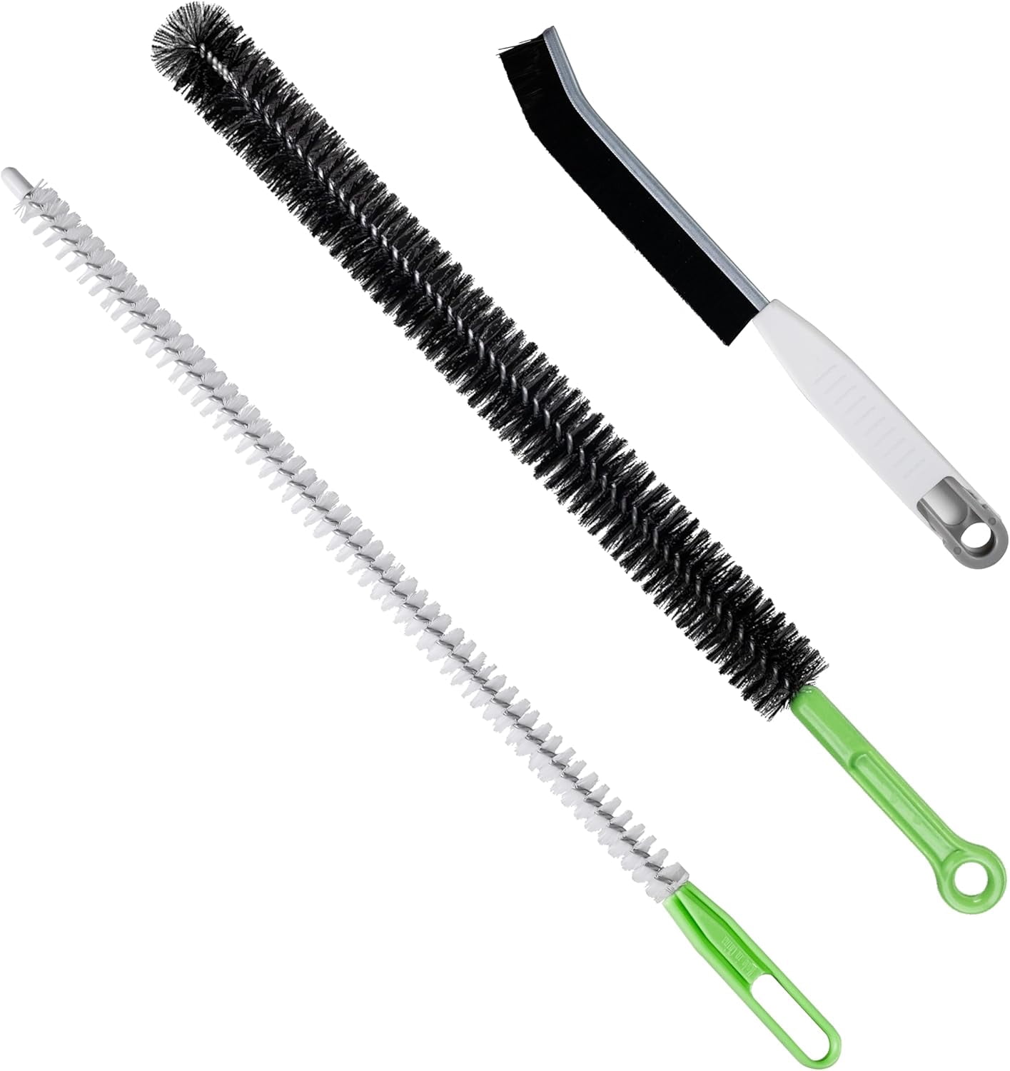 GCASLK-Upgraded Cleaning Brush Kit - 3-Piece Set, Flexible Drain Brush ...
